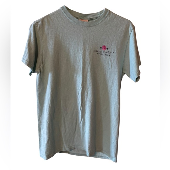 Simply Southern | Tops | Simply Southern Outer Banks Mint Green Tee ...